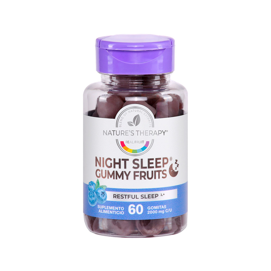 Nature's Therapy Night Sleep Gummy Fruits® 60 gomitas – Nature´s Therapy